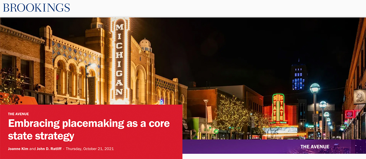 Michigan Recognized for its Place-Based Economic Development Strategy ...