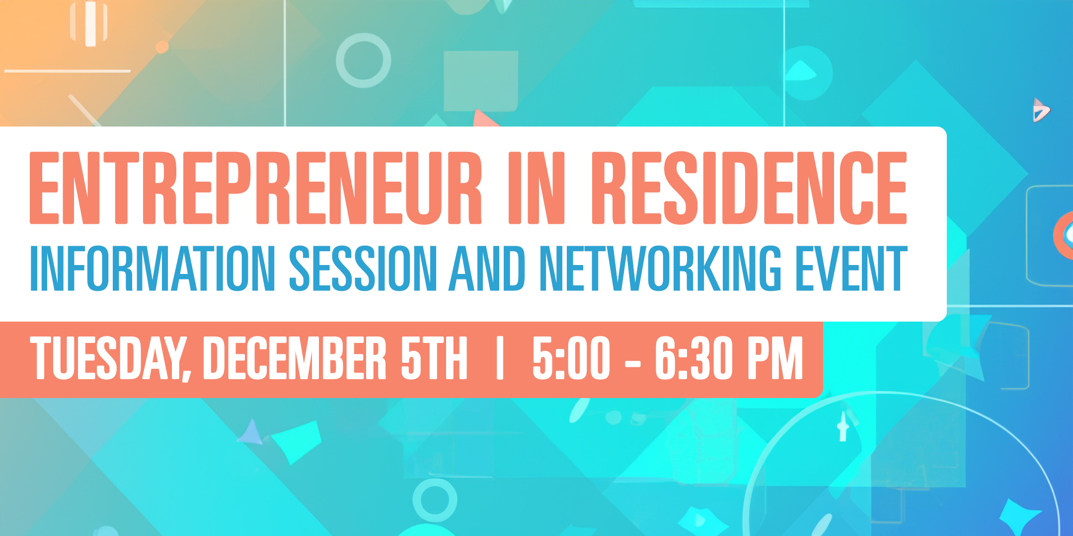 Entrepreneur in Residence Info Session & Networking Event - Ann Arbor SPARK