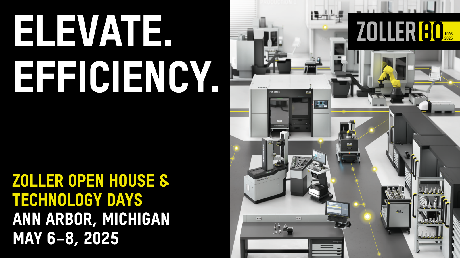 Elevate Efficiency: ZOLLER's 80th Anniversary Open House & Technology Days in Ann Arbor